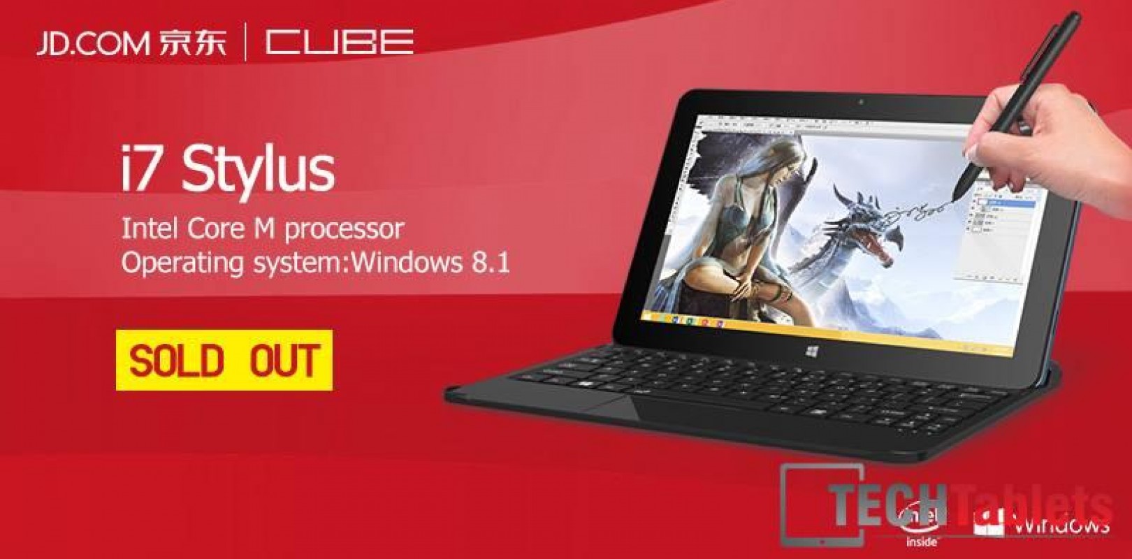 Cube i7 Stylus on sale today and sold out already - TechTablets